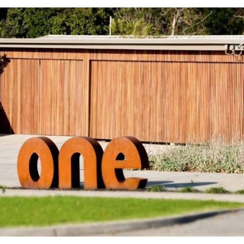 Lettering (custom) -business home signage metal numbering - ARTpark ...